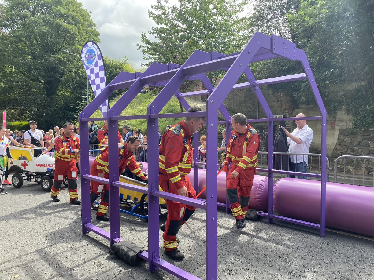 NWAA descends on Northwich Krazy Races! - North West Air Ambulance Charity