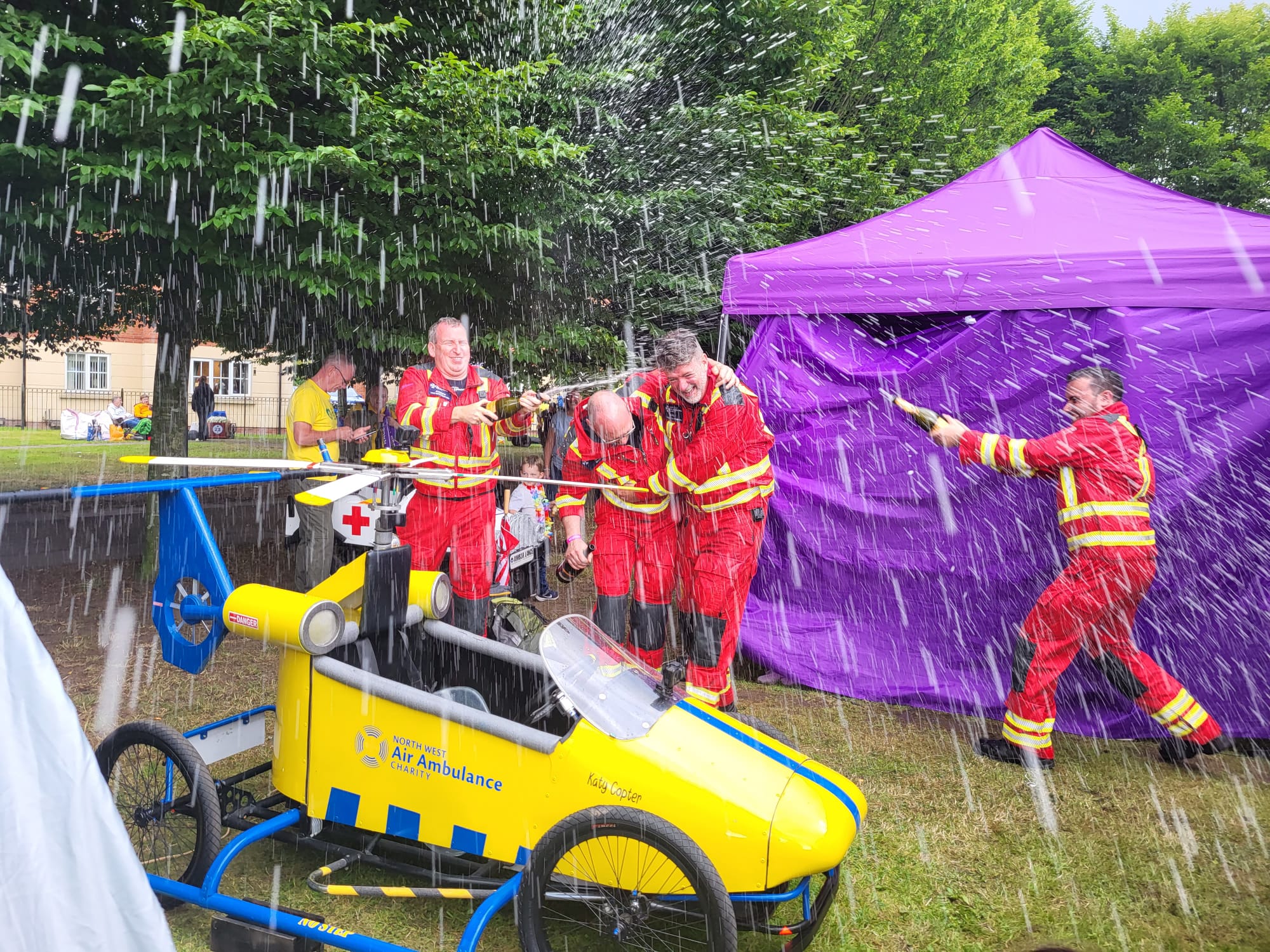 NWAA descends on Northwich Krazy Races! - North West Air Ambulance Charity