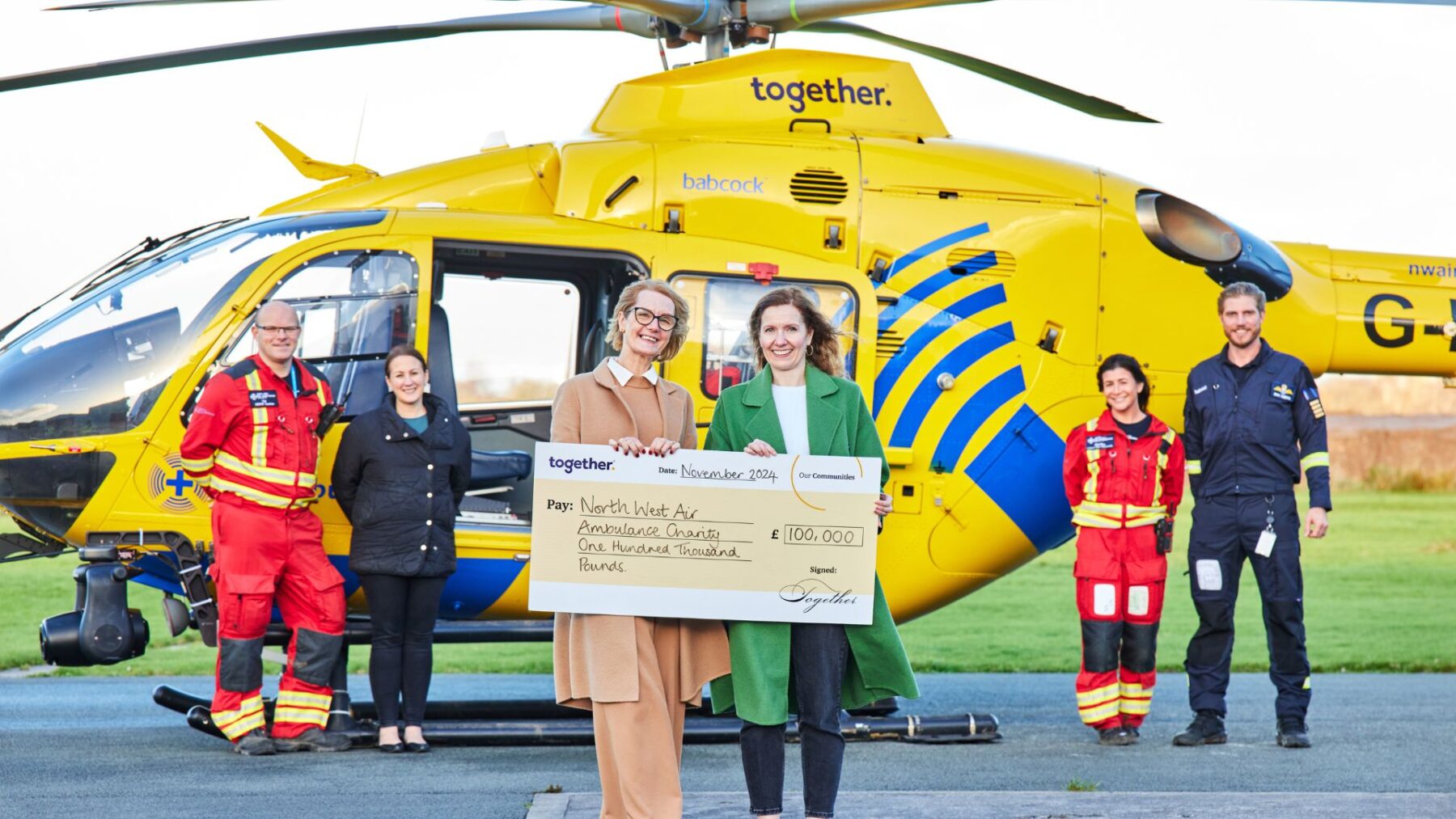 Together sponsors NWAA’s doctor-copter for two years - North West Air ...